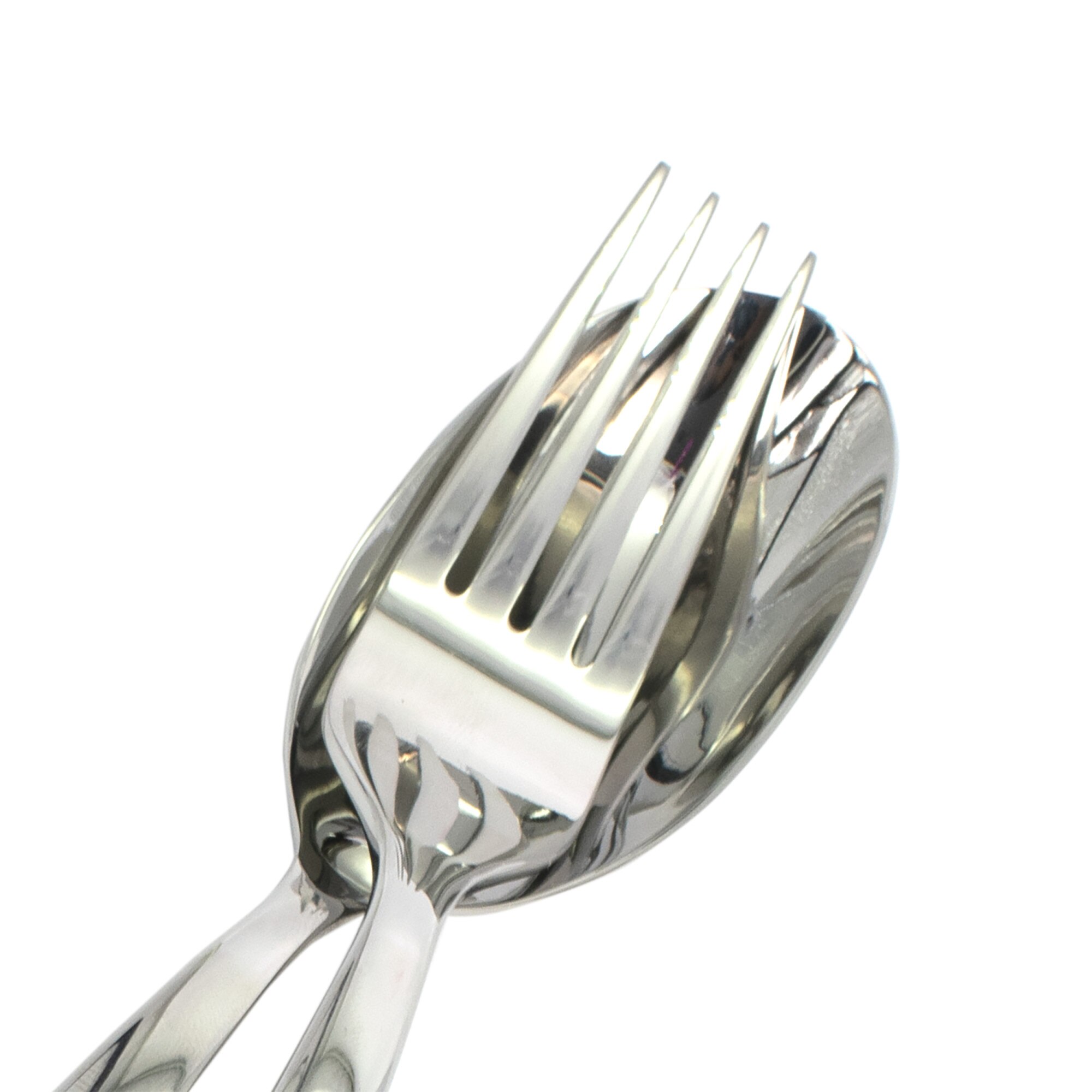 Set 2 tacamuri, inox 18/10, Furculita si lingura, 56324 - eMAG.ro