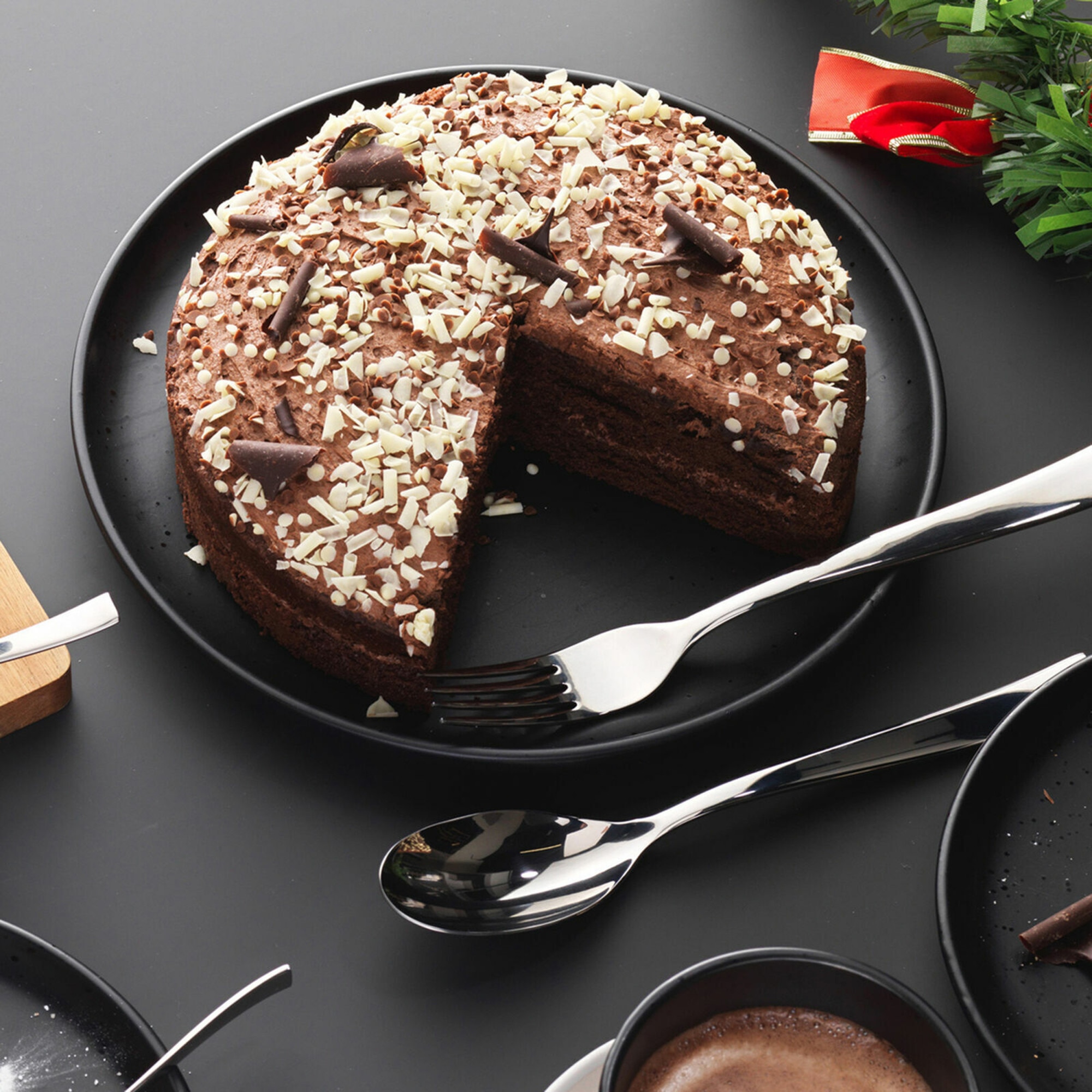 Set 2 tacamuri, inox 18/10, Furculita si lingura, 56324 - eMAG.ro