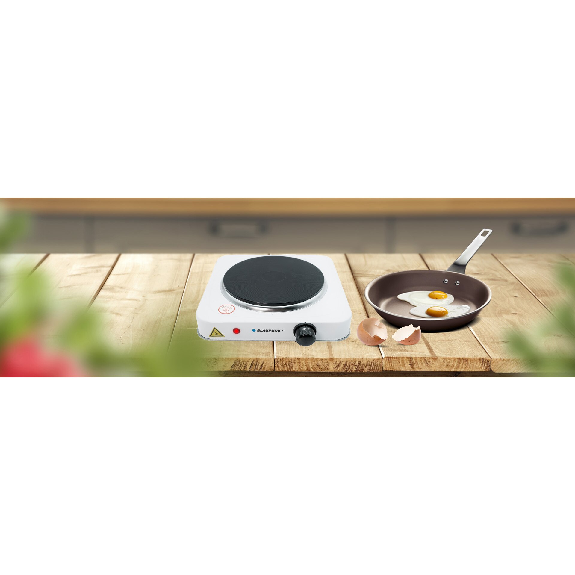 Plita electrica Blaupunkt, 1500 W, Alb, 37685 - eMAG.ro