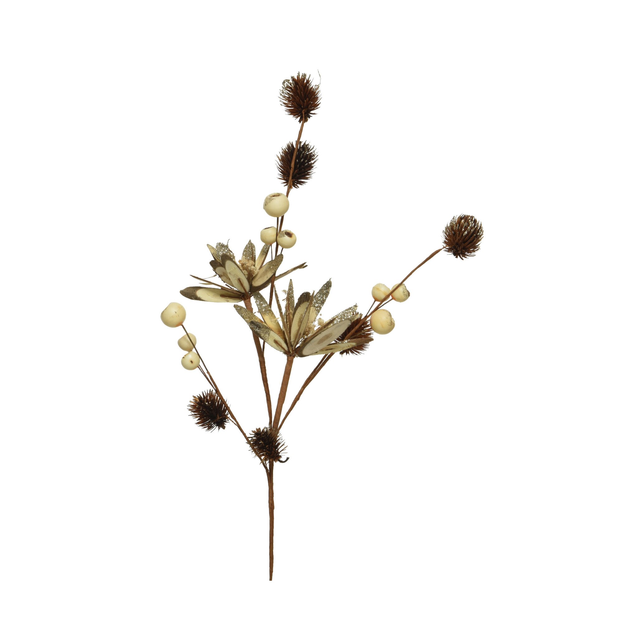 Creanga decorativa, lemn de pin, natur, 70 cm - eMAG.ro