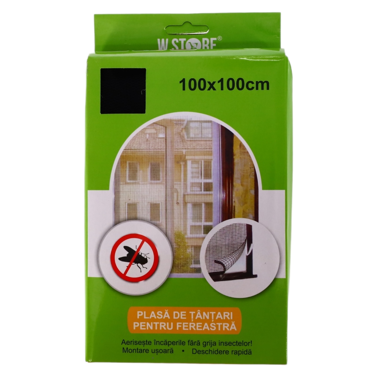 Plasa de Tantari, 100x100, NO744, Negru - eMAG.ro