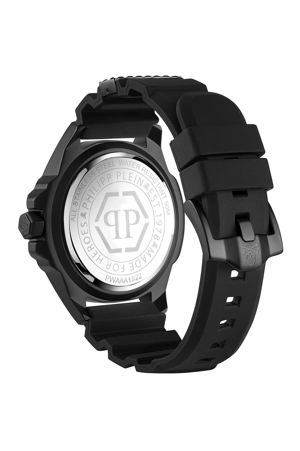 Philipp Plein, Ceas quartz cu trei indici, Alb - eMAG.ro