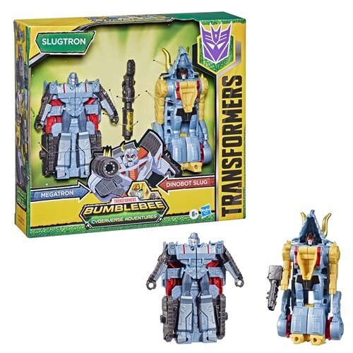 Set Figurine Hasbro Robot Transformers Cyberverse Megatron si Dinobot ...