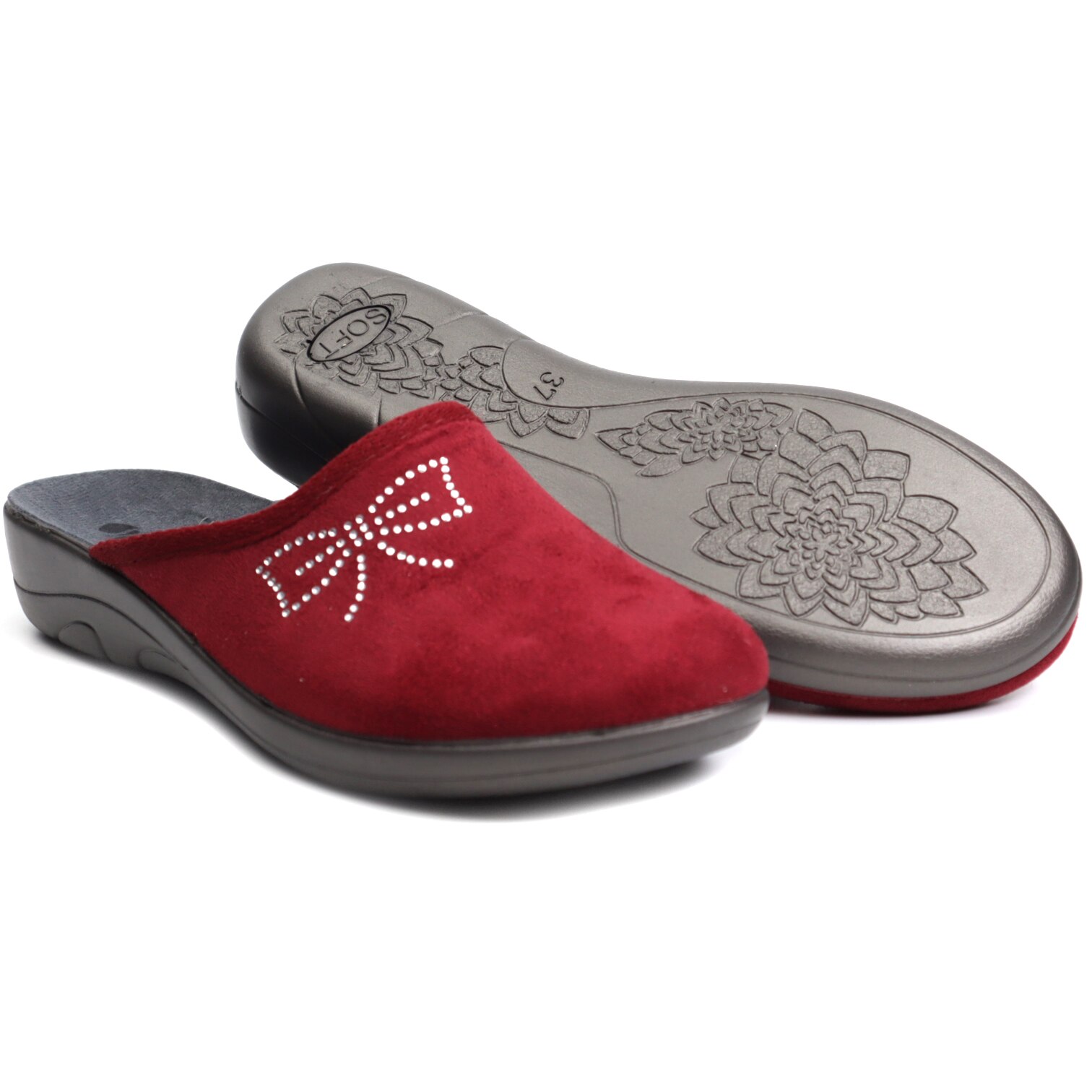 Papuci dama 5D23 bordo, Inblu - eMAG.ro