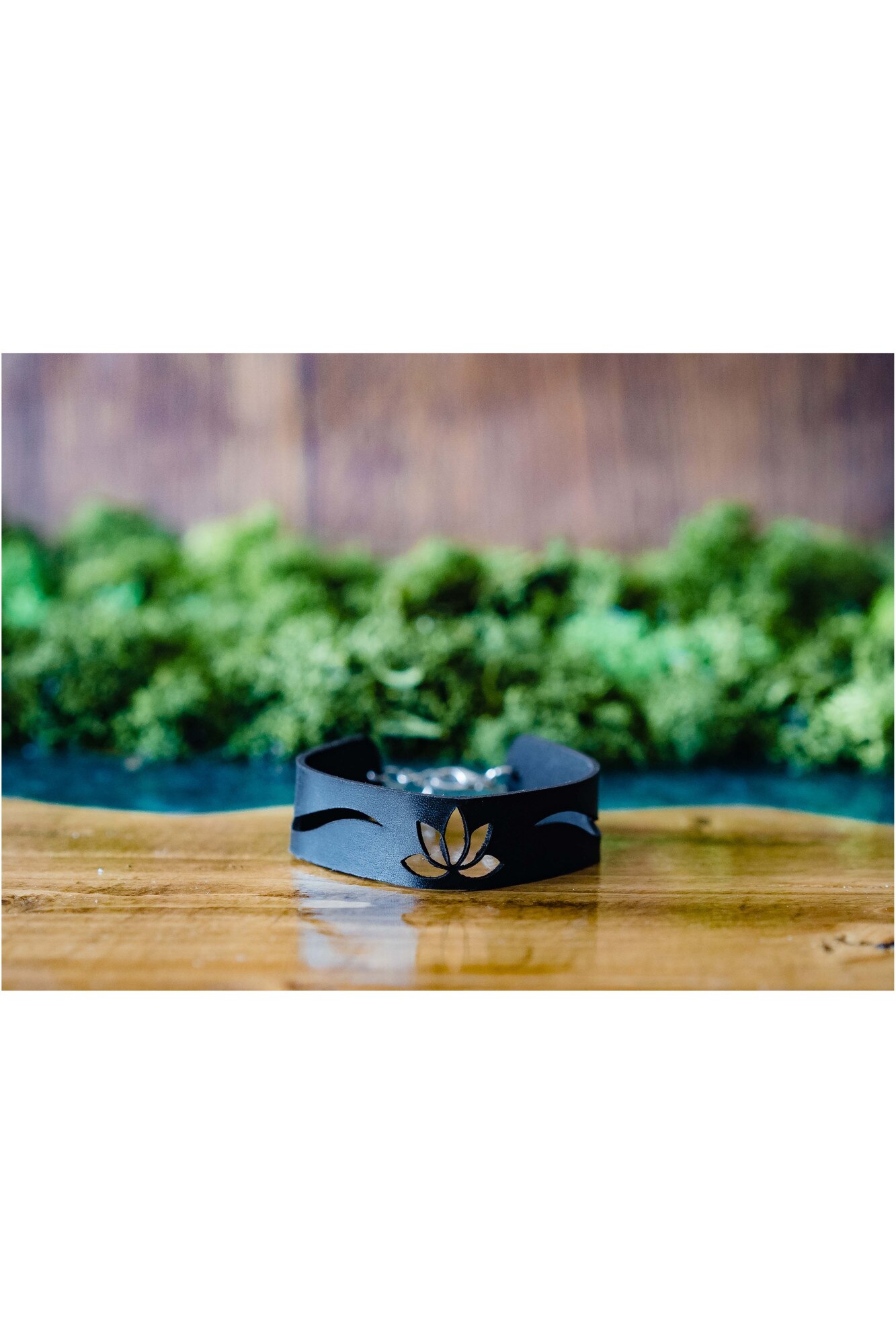 Bratara dama, Evelyn, piele naturala, negru, 2x16 cm - eMAG.ro
