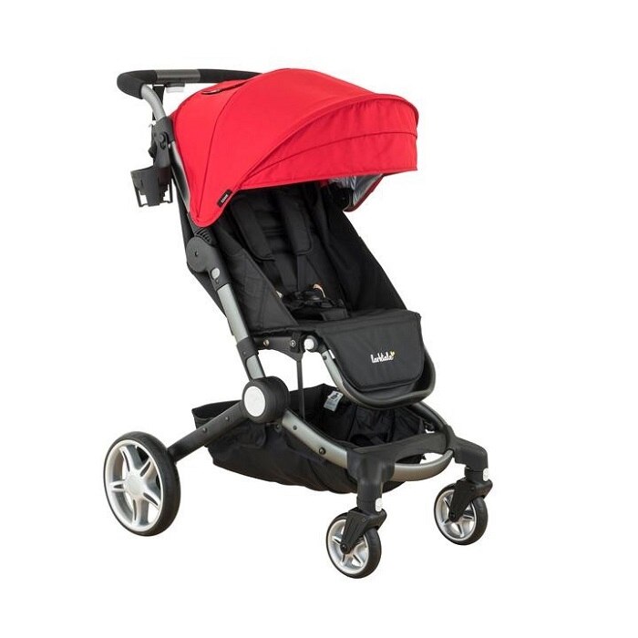 Carucior copii, Larktale, Coast, Pliabil, Multifunctional, Rosu - eMAG.ro