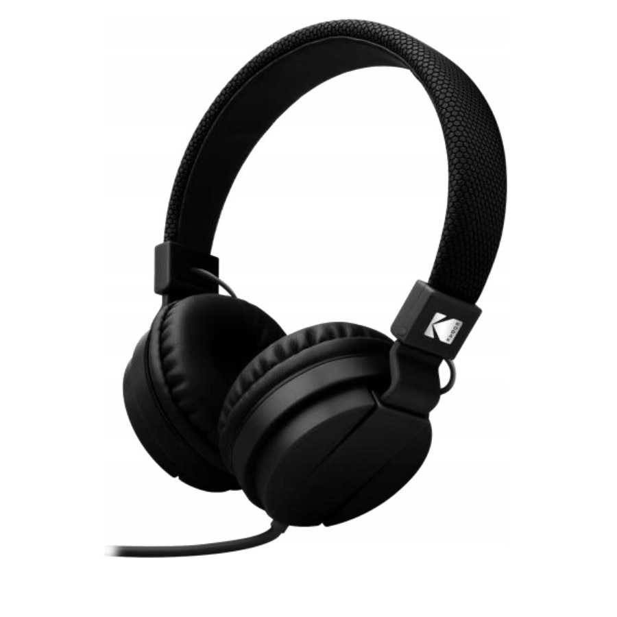 Casti on ear 300max Headphones Kodak, cu fir, pliabile, negru - eMAG.ro