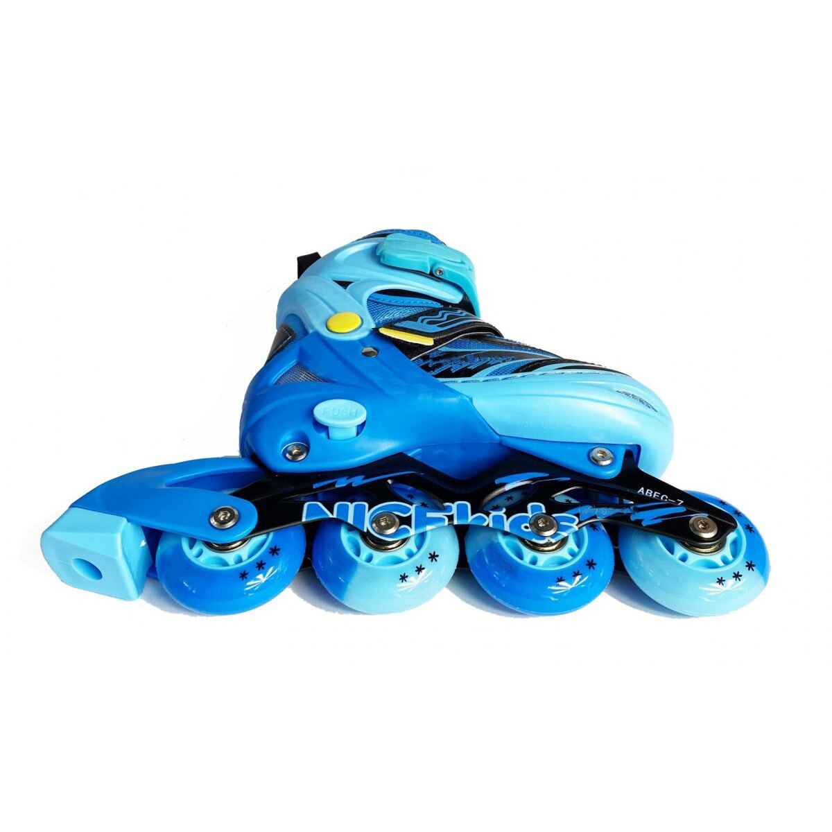 Set role reglabile copii, Zola®, cu casca si protectii, marimea 30-33 ...