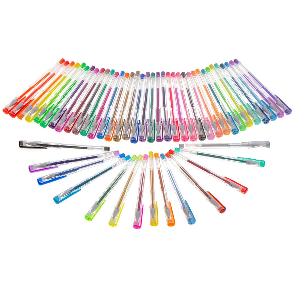 Set 50 pixuri cu gel, 15 cm, Multicolor - eMAG.ro