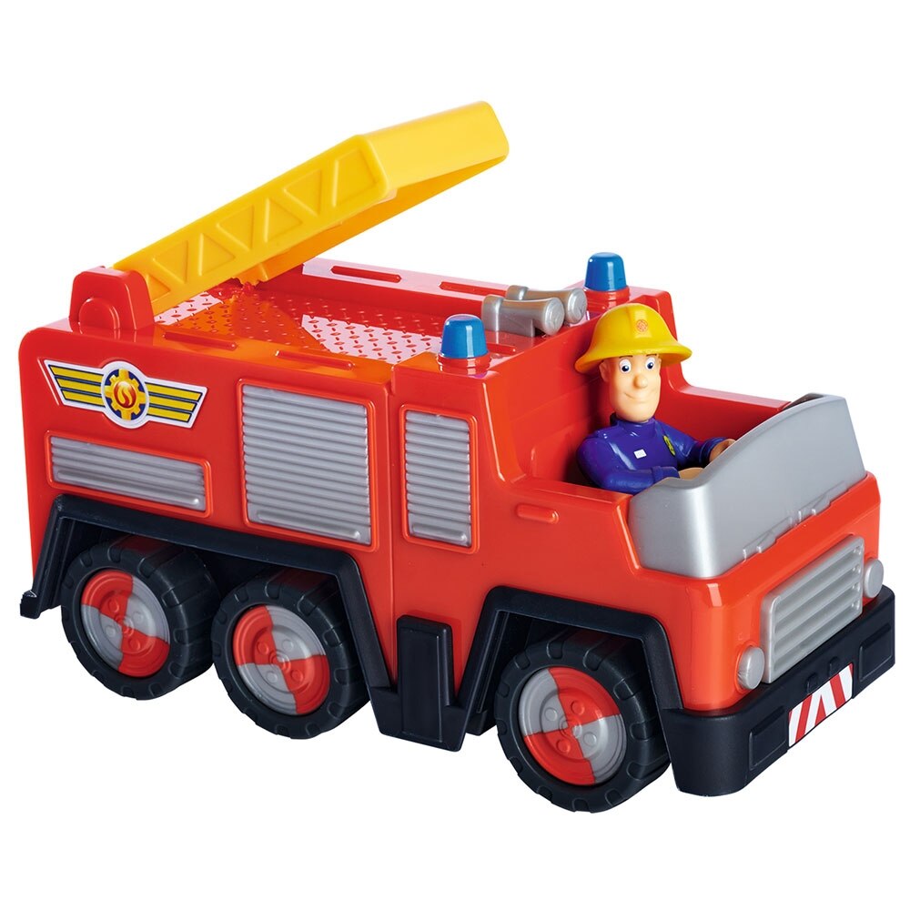 Masina de pompieri Simba Fireman Sam Jupiter cu figurina Sam - eMAG.ro