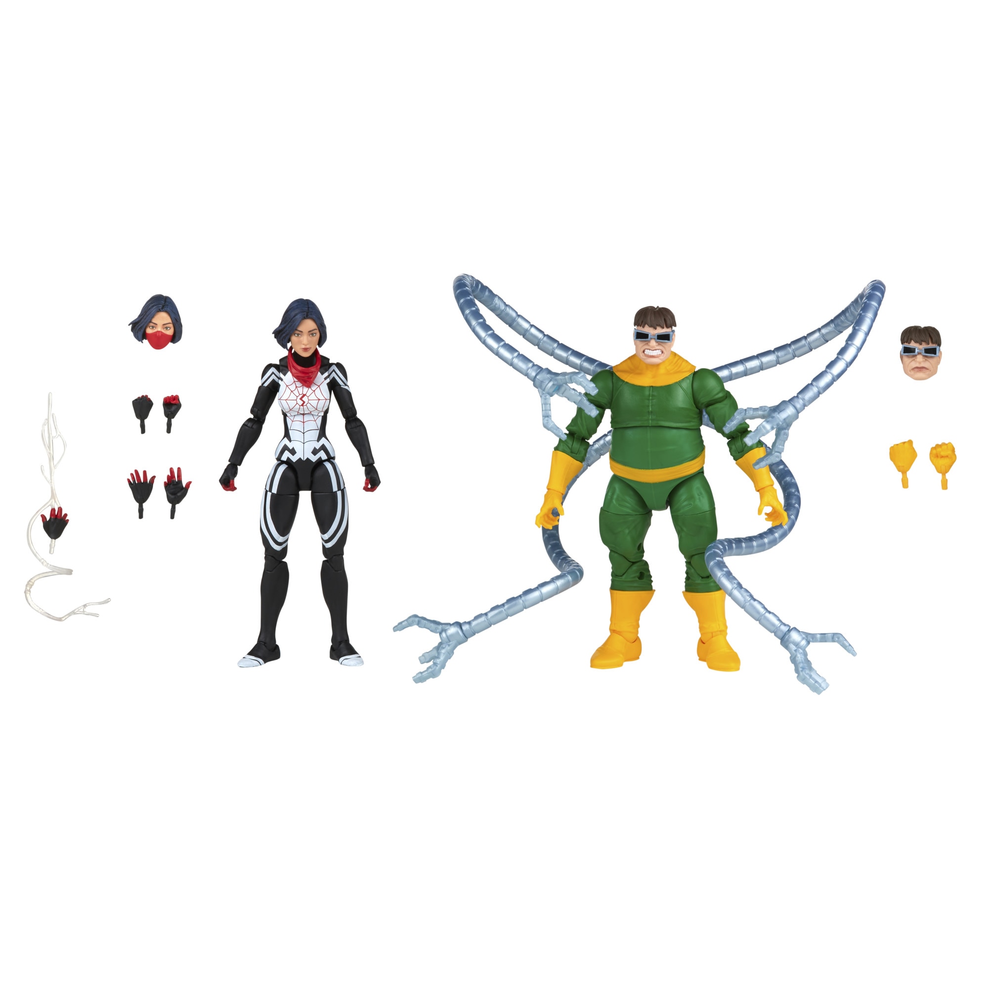 Set 2 figurine Marvel Legends - Silk / Doc Ock, 15 cm - eMAG.ro