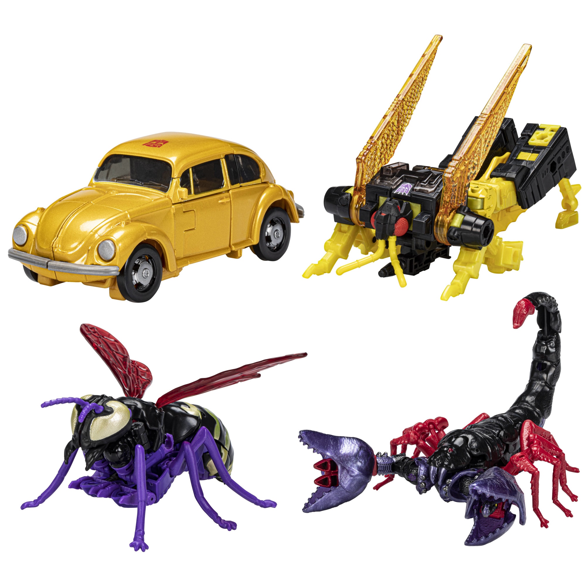 Set 4 figurine Transformers Bumblebee Legacy - Autobot Goldbug/Ransack ...