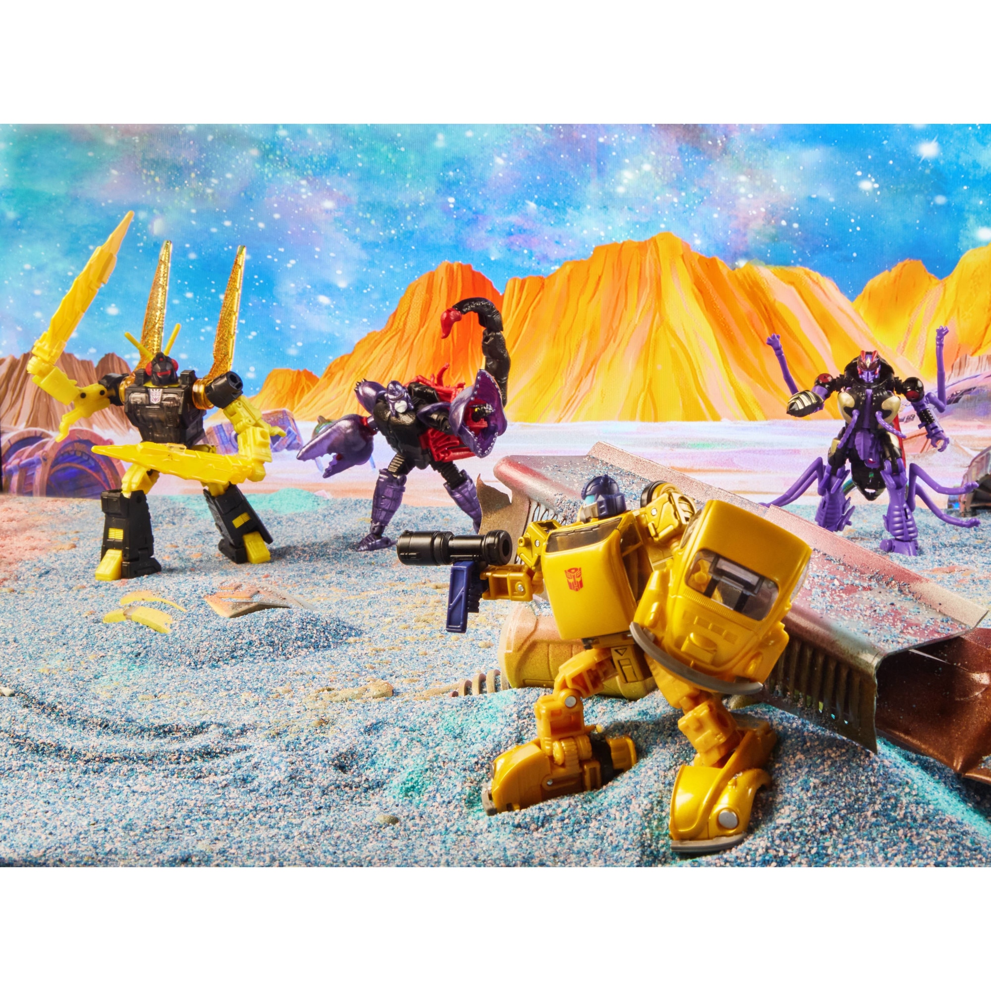 Set 4 figurine Transformers Bumblebee Legacy - Autobot Goldbug/Ransack ...