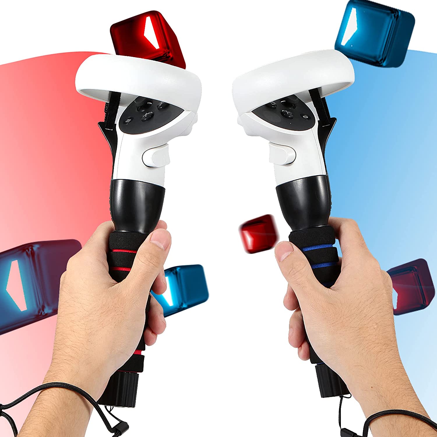 HNSMART VR kontroller készlet, 2 db, Oculus Quest 1/2/Rift S ...