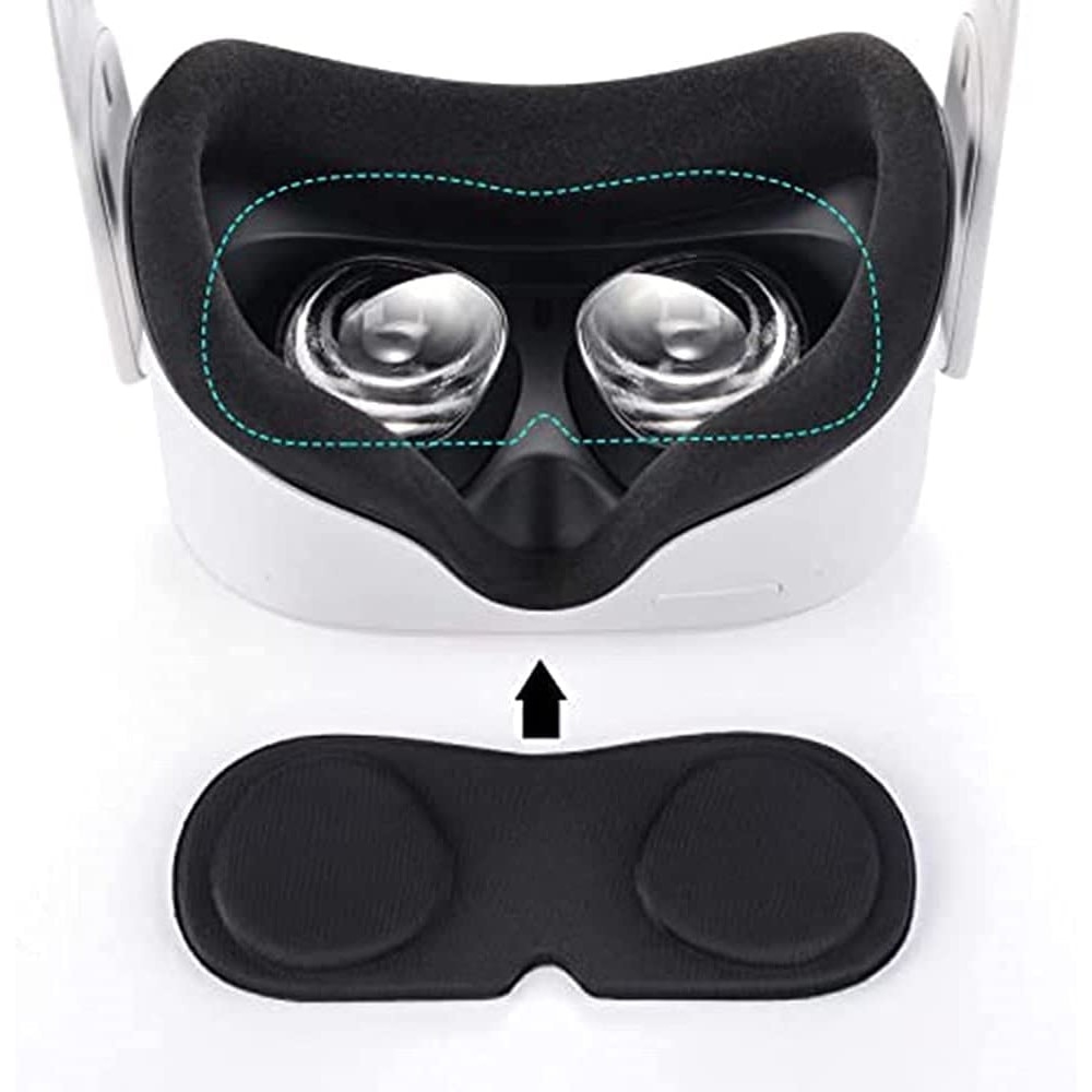Set protectii gaming, HNSMART, Silicon, Compatibil cu Oculus Quest 2 ...