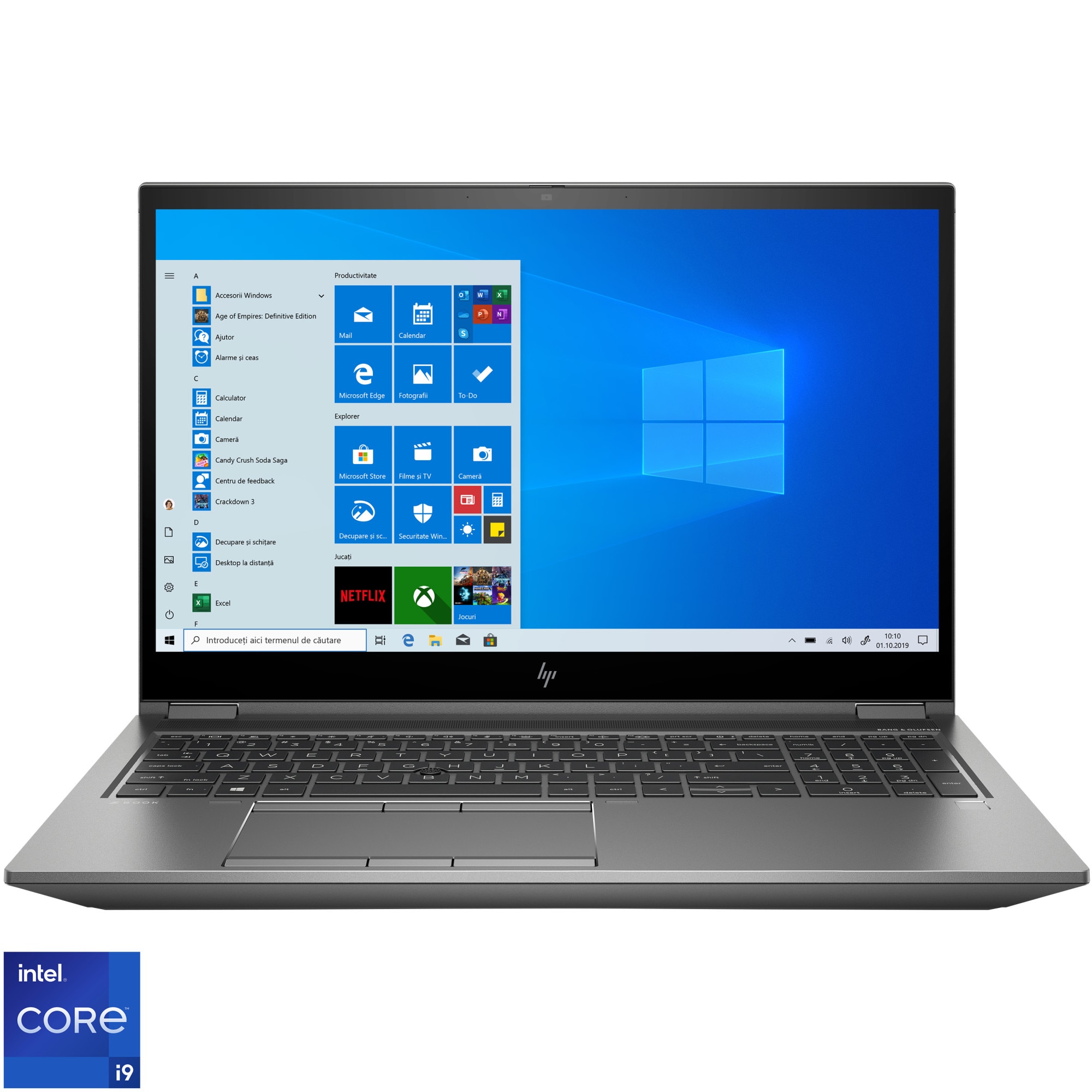 Лаптоп HP ZBook Fury 15.6 G8, Intel® Core™ i9-11950H, 15.6" 4K UHD, RAM ...
