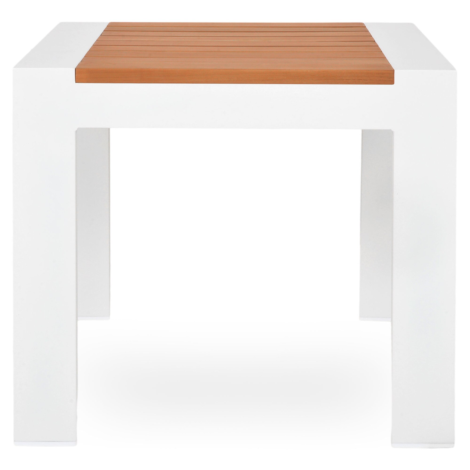 Masuta gradina/terasa, Maison Mex BUTTERFLY, 56 x 56 x 49,5cm, alb ...