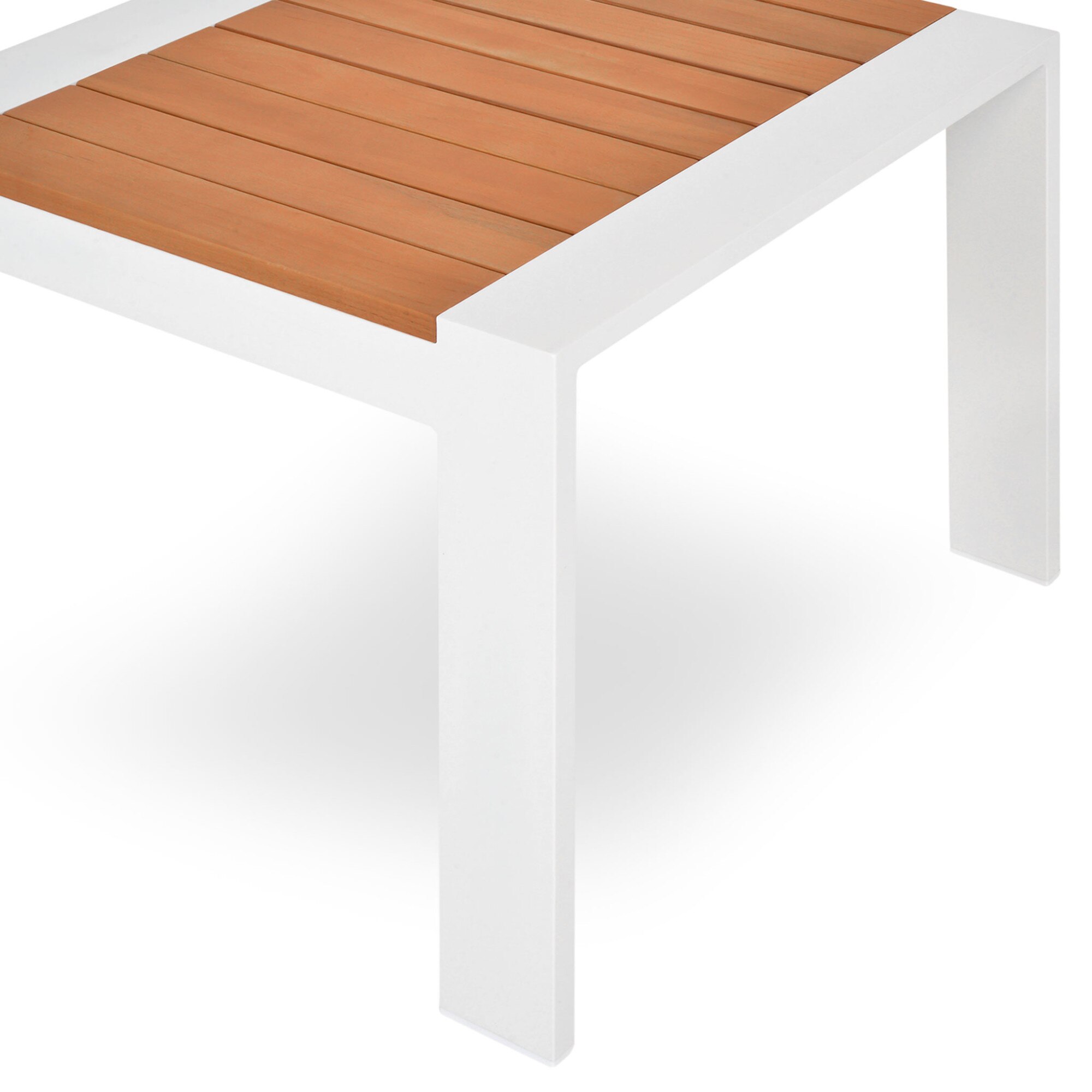 Masuta gradina/terasa, Maison Mex BUTTERFLY, 56 x 56 x 49,5cm, alb ...