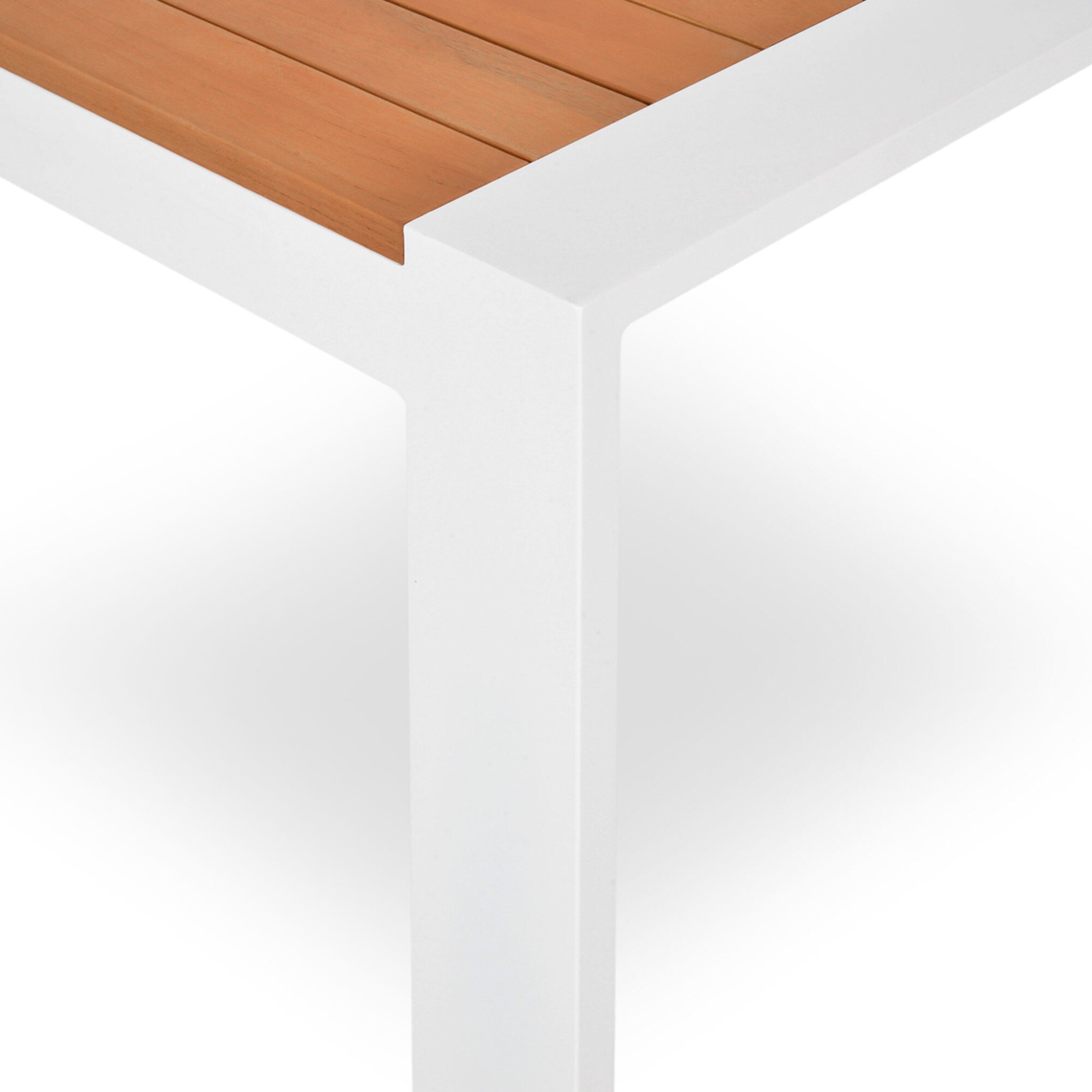 Masuta gradina/terasa, Maison Mex BUTTERFLY, 56 x 56 x 49,5cm, alb ...