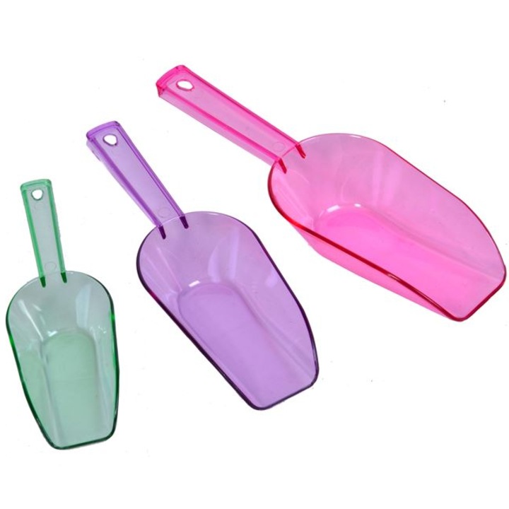 Set scafe de diferite culori si dimensiuni, Herum®, Roz / Mov / Verde ...