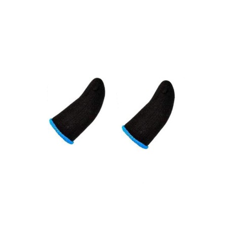 Set 2x Degetare (manusi) Gaming Profesionale, Fibra, Albastru/Negru ...