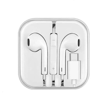 Casti telefon, USB-C, Alb - eMAG.ro