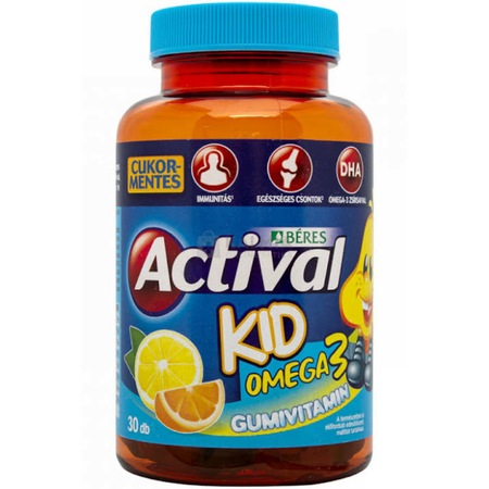 Omega 3 pentru copii Actival, 30 bucati - eMAG.ro