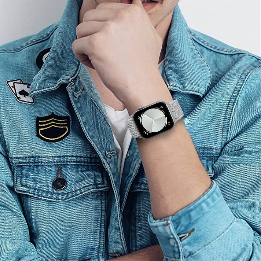 Set 2 curele smartwatch, MATCHEASY, Nylon, Compatibil cu Apple Watch 1 ...
