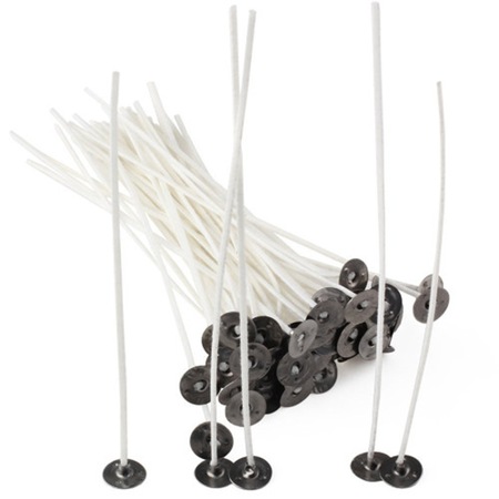 Fitil lumanari, textil cerat, Createur, alb, 6 cm, SET 100 buc - eMAG.ro