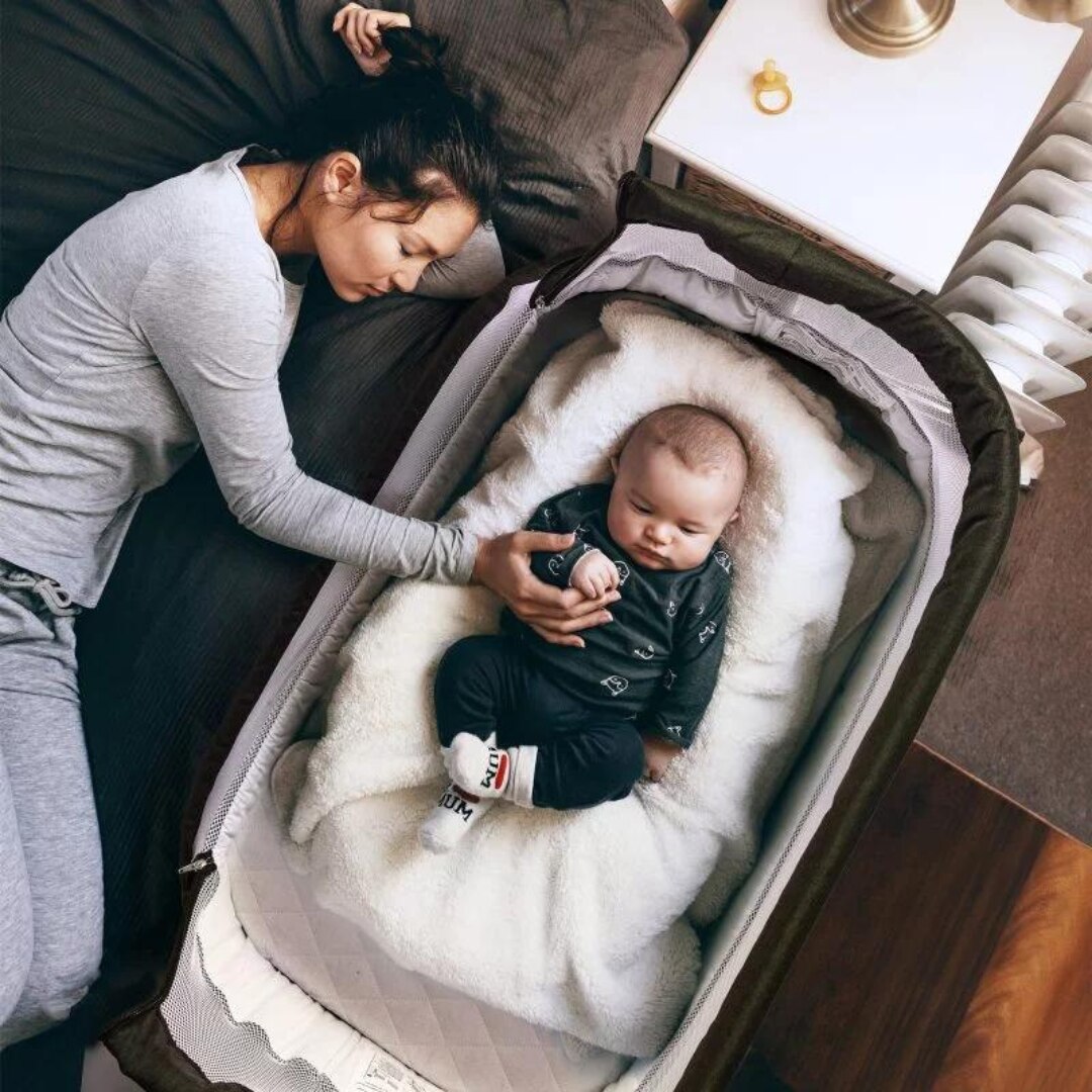 Patut co-sleeper Vivaldi Gold, 57 cm, 90 cm, 60 cm, BabyGo - eMAG.ro