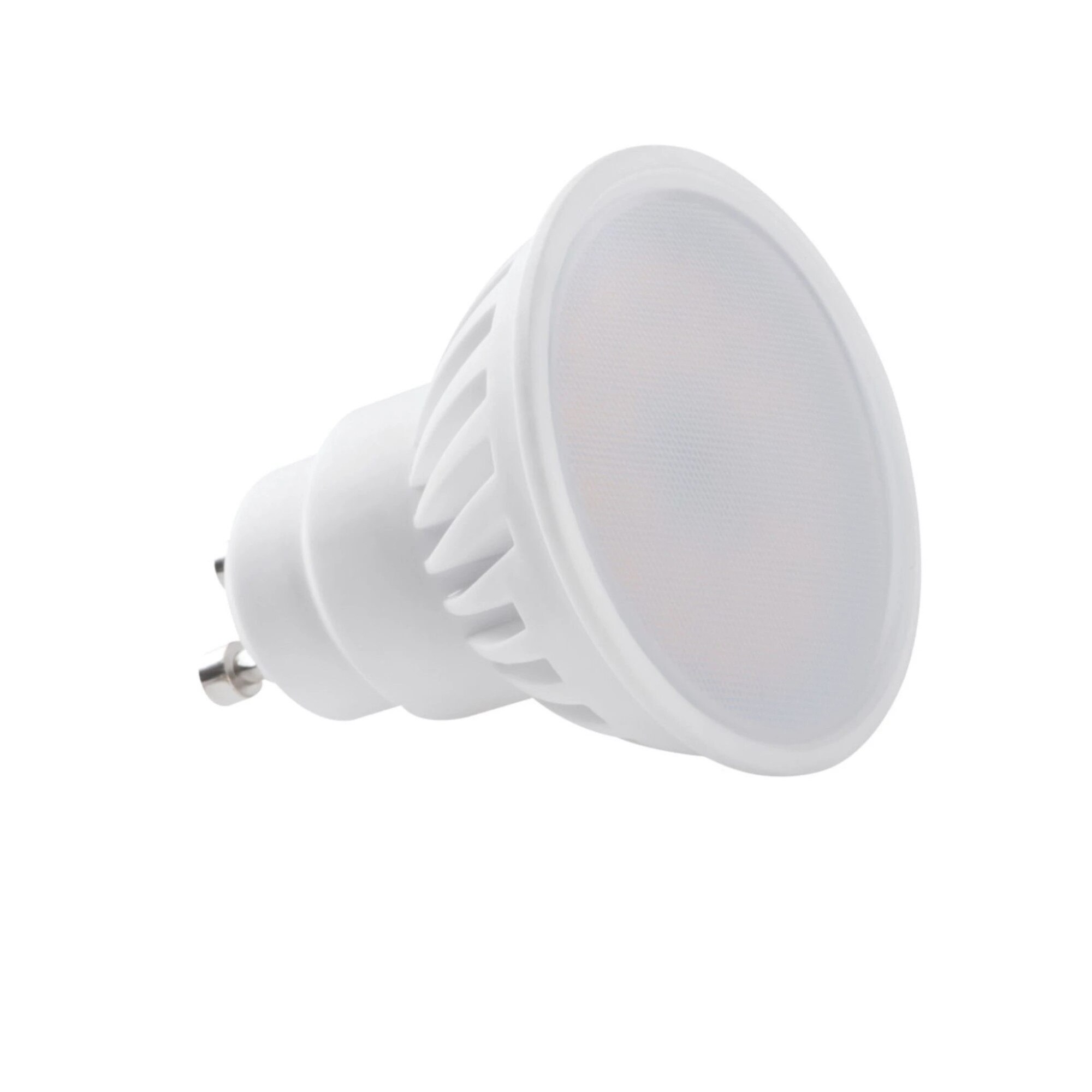 Bec LED Kanlux, GU10, alb cald, 3000K, 9 W, 710 lm, tip reflector, alb ...