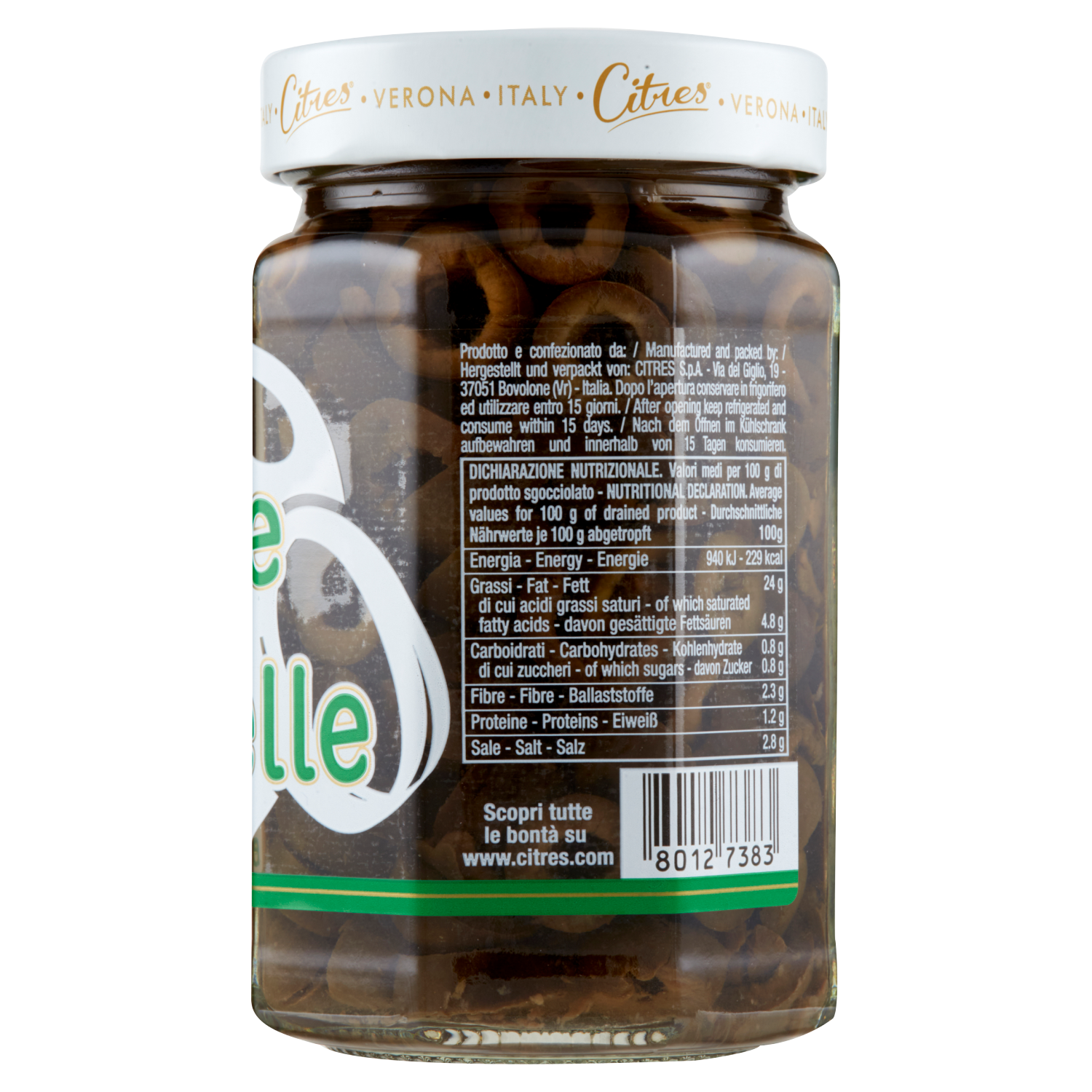 Masline negre rondele, Citres, 290 g - eMAG.ro