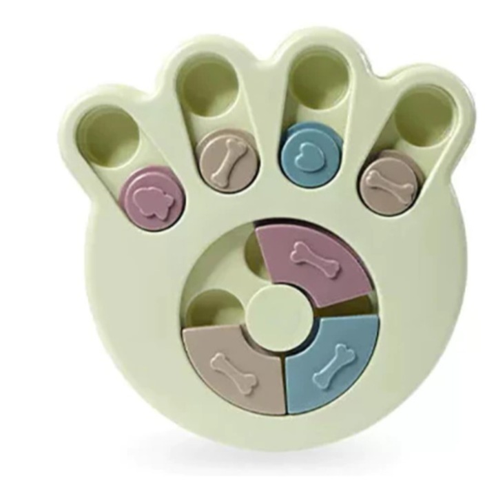 Castron mancare pentru caini, Plastic, 24 cm, Multicolor - eMAG.ro