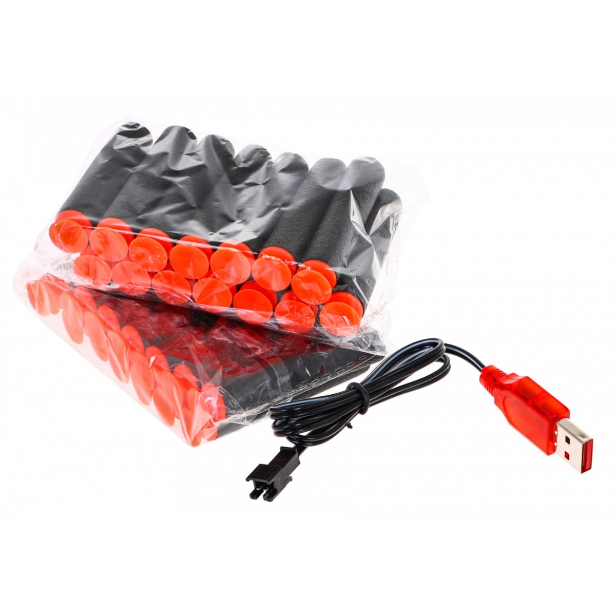 Arma automata Growler, 28 gloante din spuma moale, Raza de 10m, Cablu ...