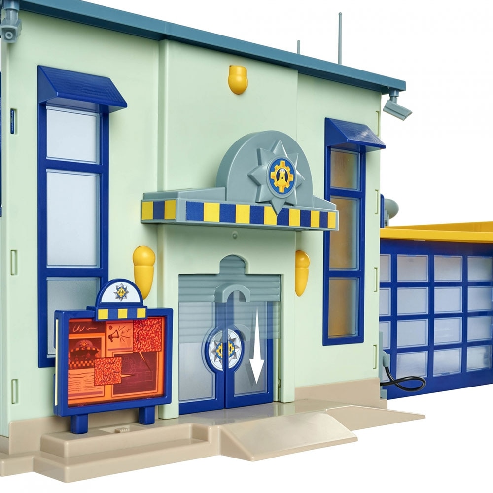 Pista de masini Simba Fireman Sam Police Station cu figurina - eMAG.ro