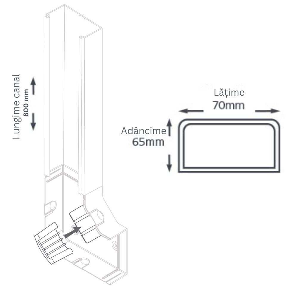 Pompa de condens Aspen Silent+ Mini Lime, debit maxim 12 litri/h ...