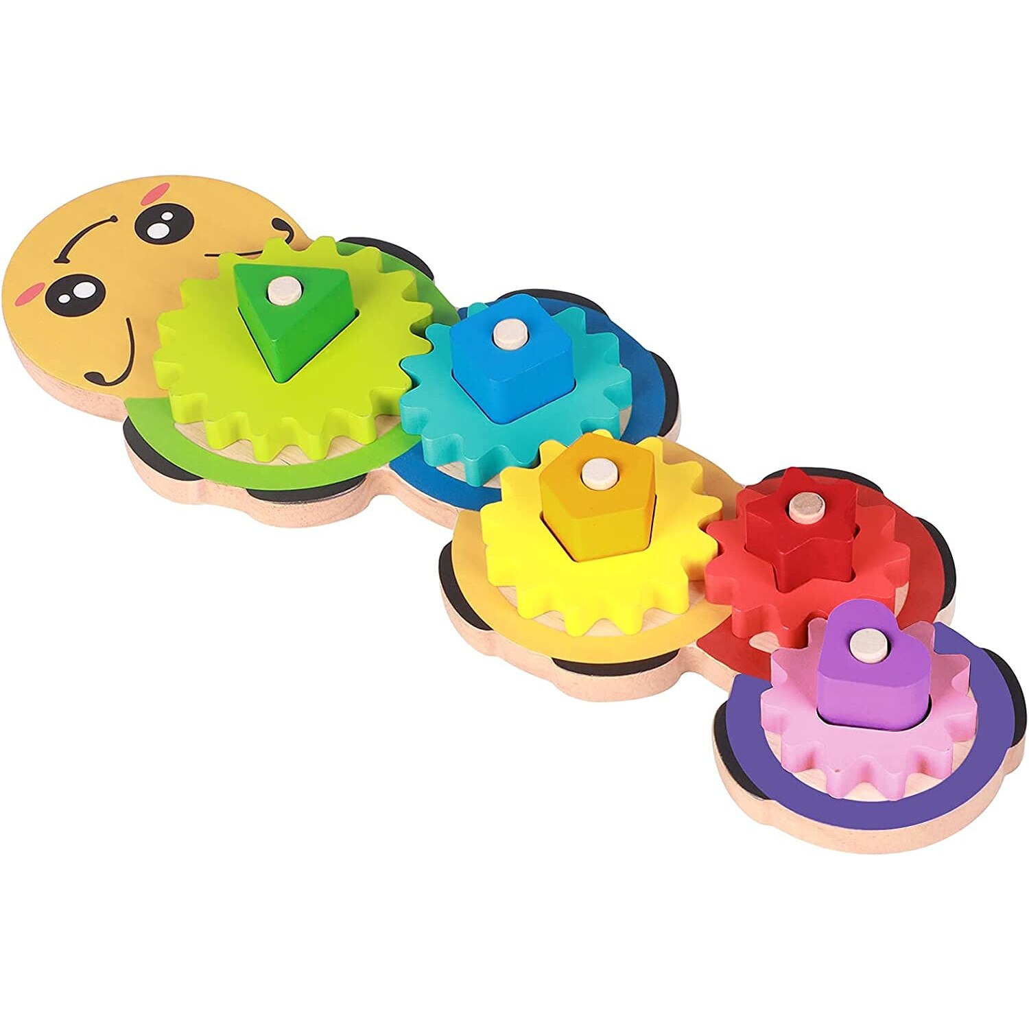 Jucarie interactiva si educativa din lemn, Zola®, sortator forme ...