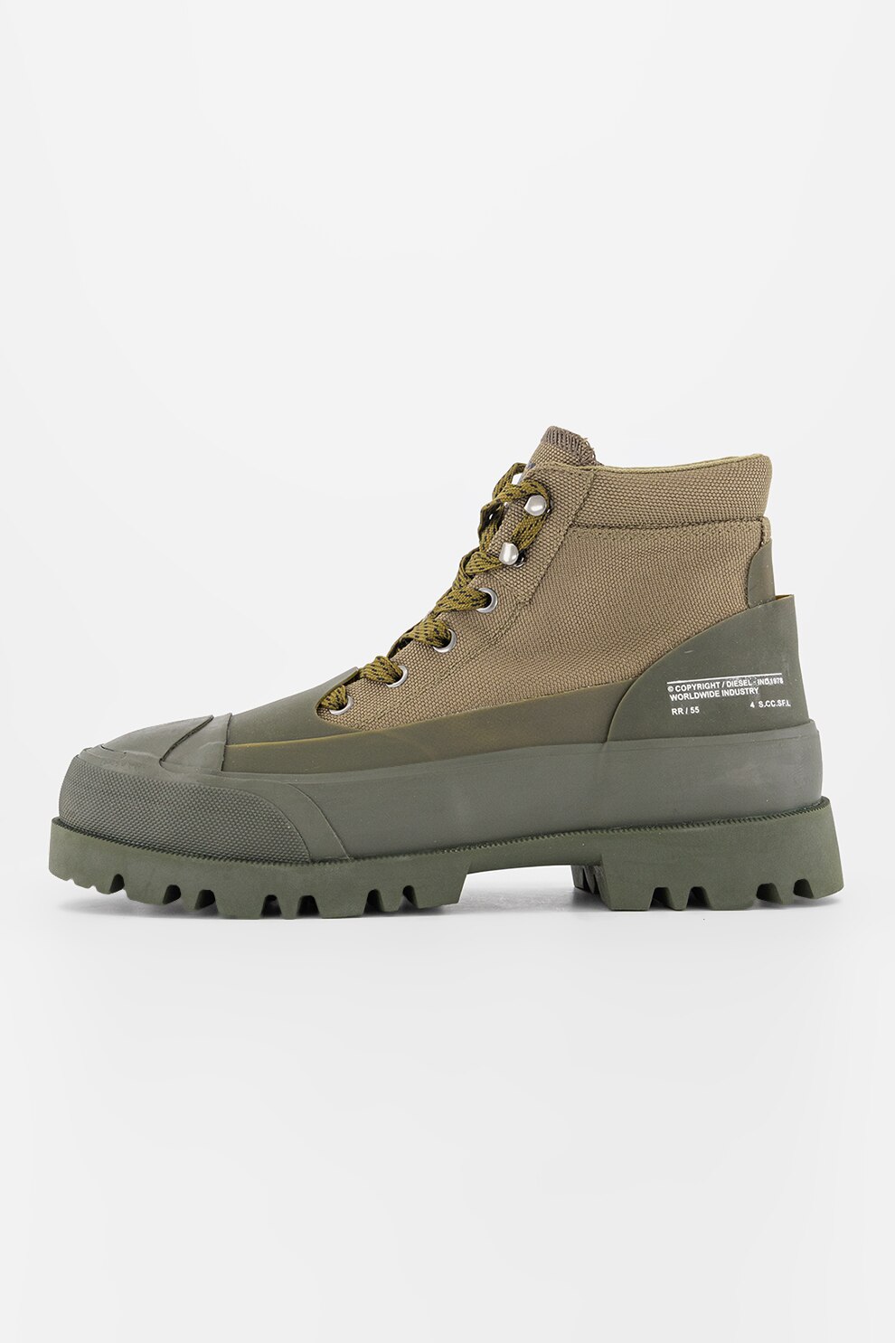 Diesel, Ghete din material textil Hiko, Verde militar, 43 - eMAG.ro
