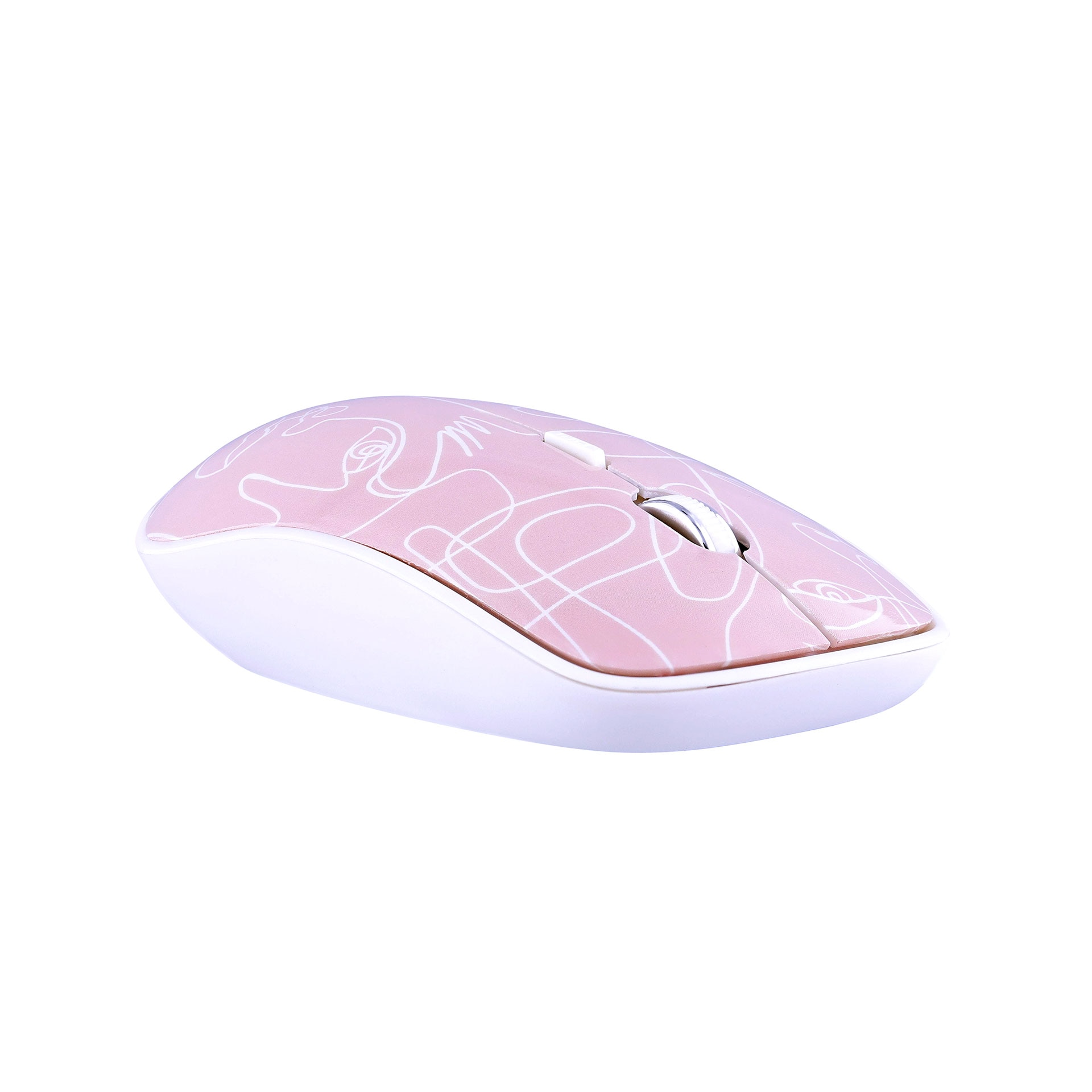 Mouse, TNB, Wireless, Roz/Alb - eMAG.ro