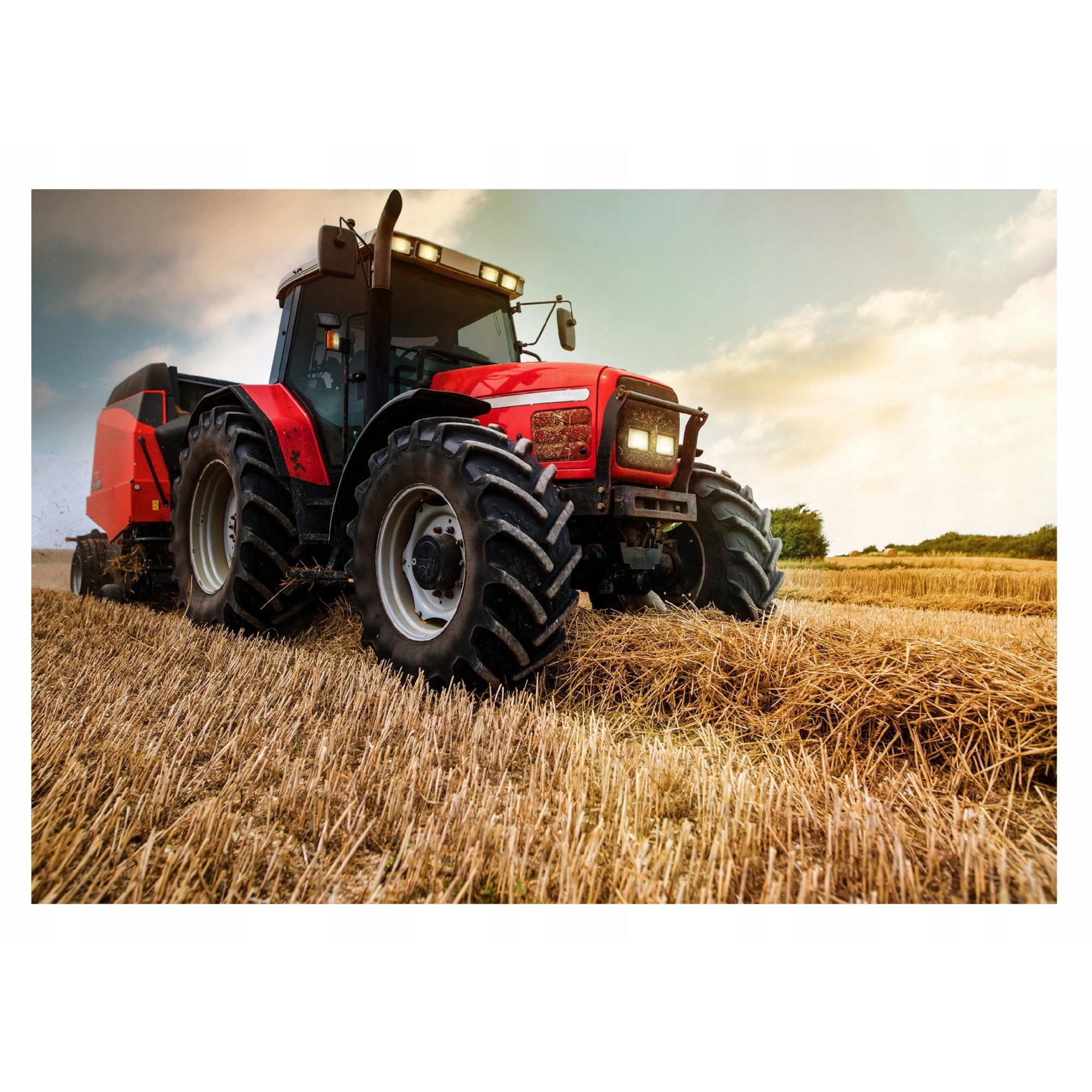 Fototapet Tractor Peisaj Natura 368x254 cm, Modern Vlies Tapet, Camera ...