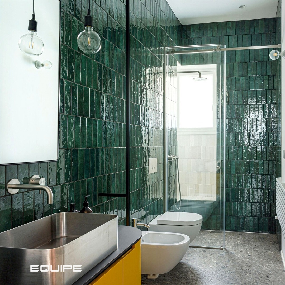 Faianta Artisan moss green 6,5x20cm, Equipe - eMAG.ro