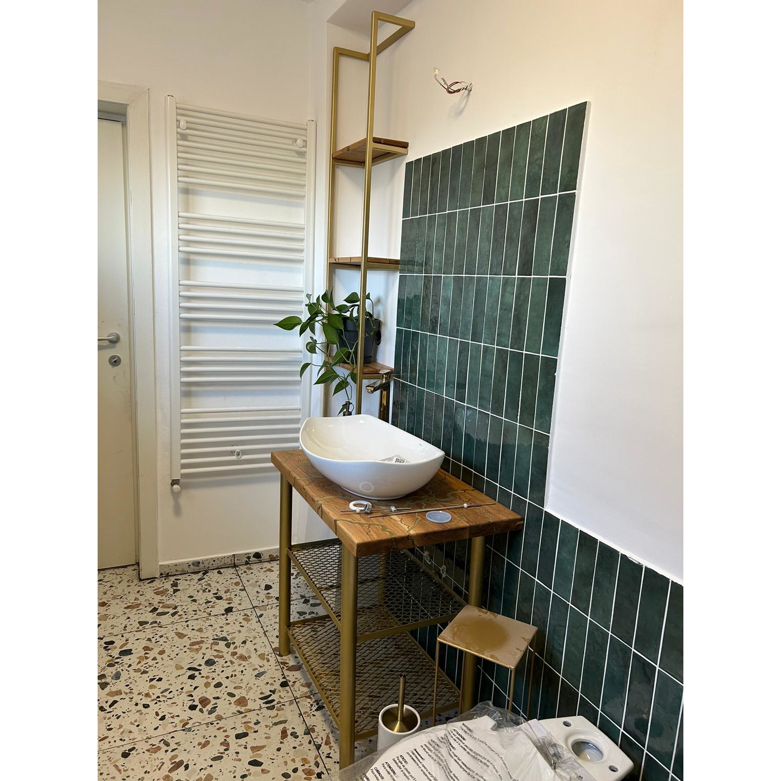 Faianta Artisan moss green 6,5x20cm, Equipe - eMAG.ro