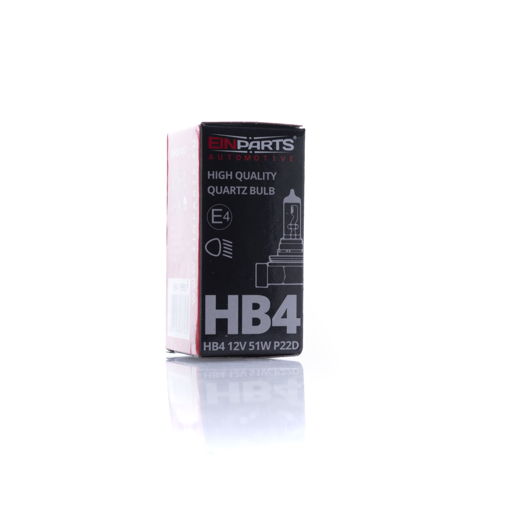Bec halogen HB4 EinParts Automotive, 51W, 12V, 3000K - eMAG.ro