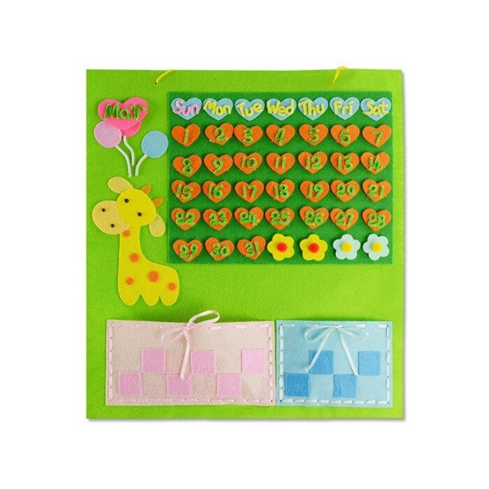 Set lucru manual calendar, Jokomisiada, 40 x 34 cm, Multicolor - eMAG.ro