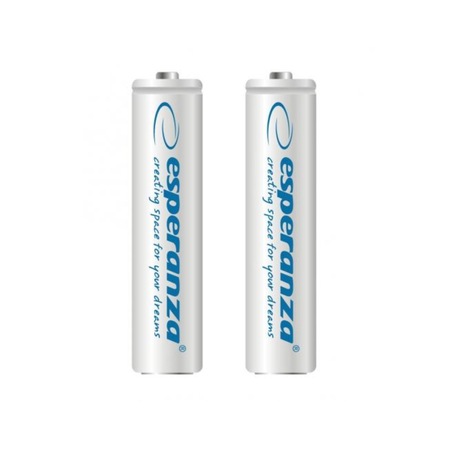 Set 2 acumulatori AAA (R3) Esperanza 92250, 1000mAh, Ni-MH, 1.2V ...