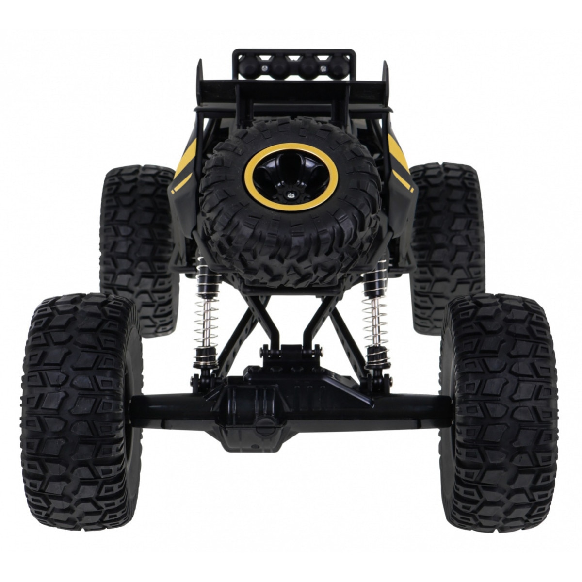 Masina de teren Mega Crawler, 1:8, Cu telecomanda, Metal, Negru - eMAG.ro