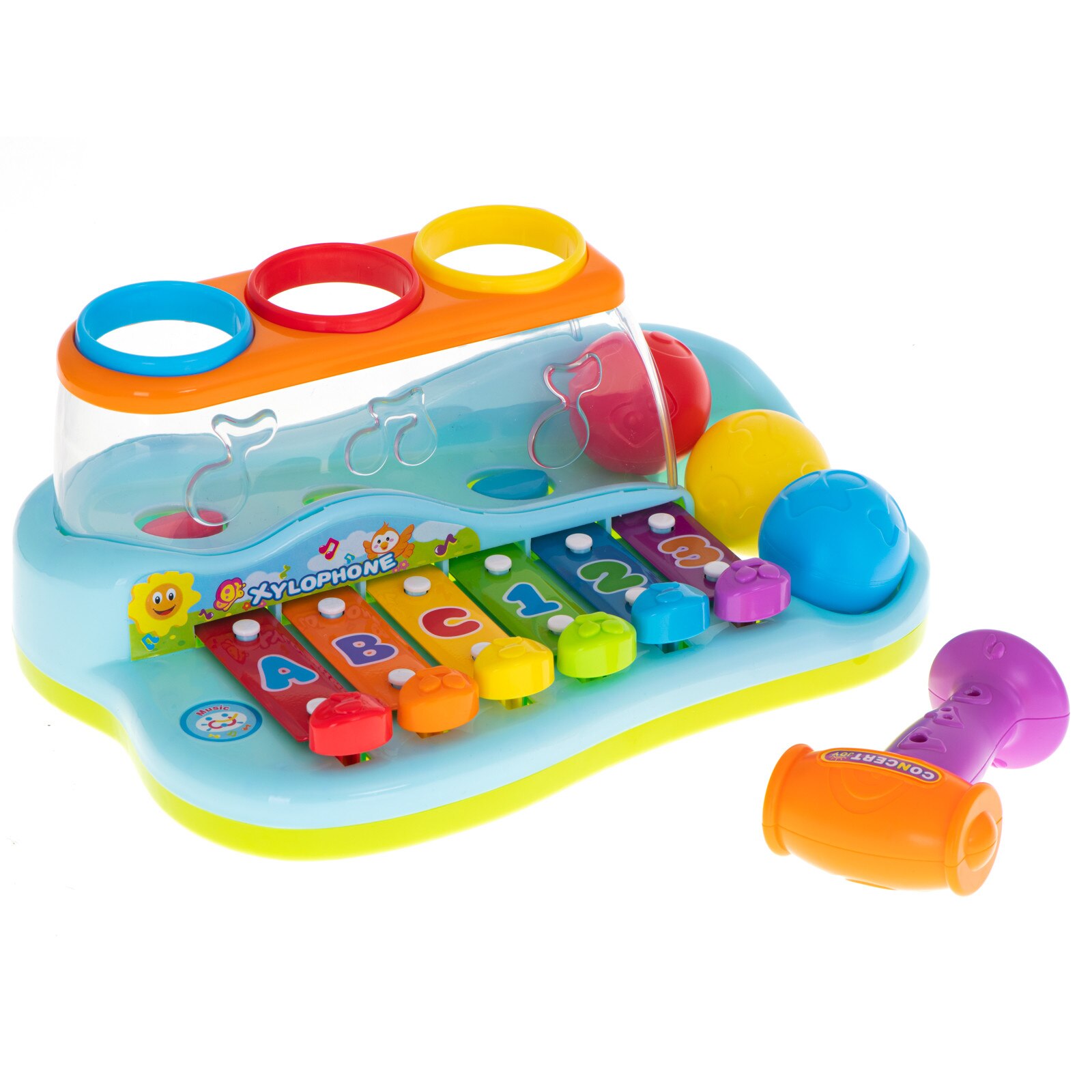 Jucarie muzicala, Plastic, 12 luni+, Multicolor - eMAG.ro