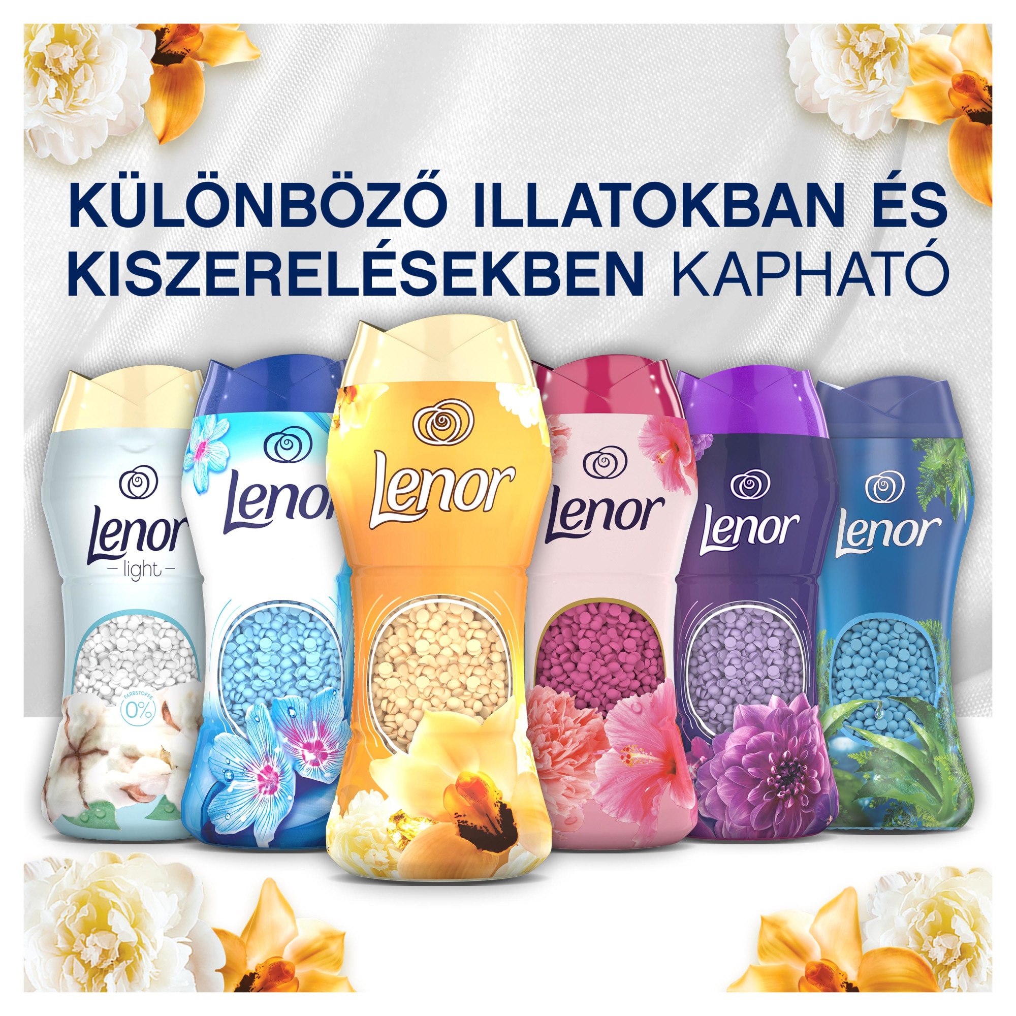 Lenor Gold Orchid Parfümgyöngyök Illattal, 210g - eMAG.hu