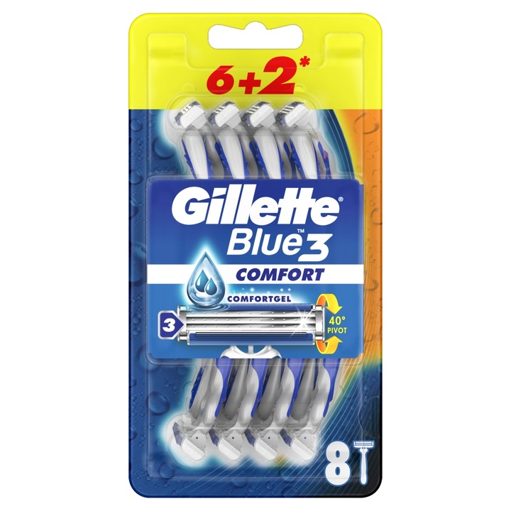 Brici pentru barbati, Gillette, 8 bucati - eMAG.ro