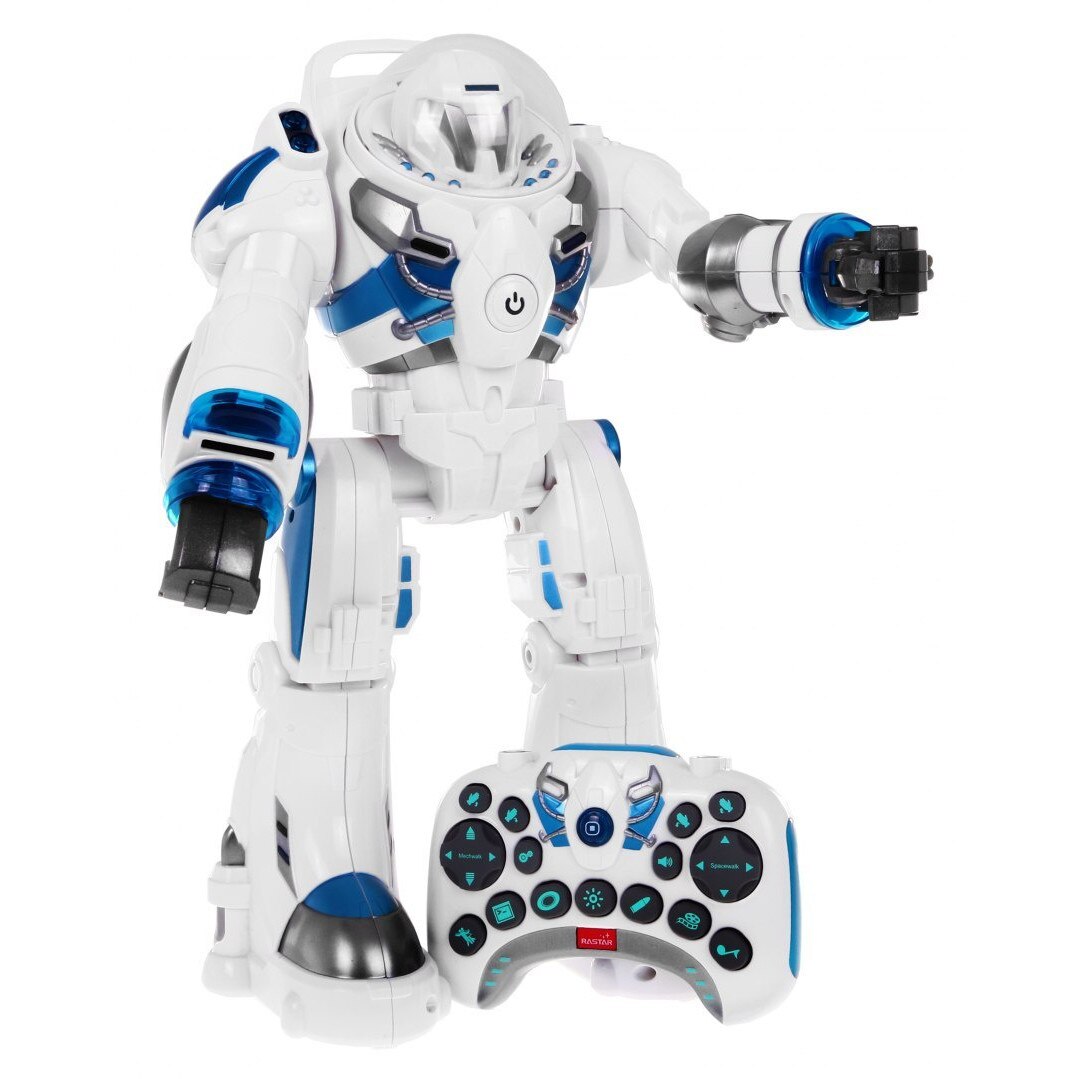 Robot cu telecomanda Rastar, Vorbeste, Danseaza, Trage cu gloante si ...
